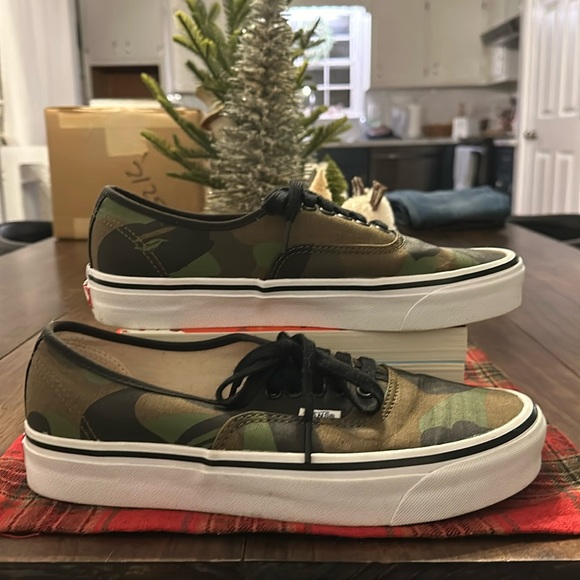 Vans | Shoes | Vans Customs Camo Authentic | Poshmark